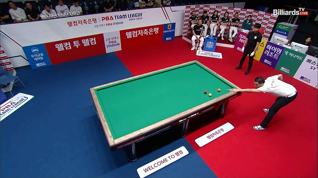 다음스포츠 | 8점 하이런치며 조재호를 압도해가는 사파타[웰컴저축은행 PBA 팀리그 2R]