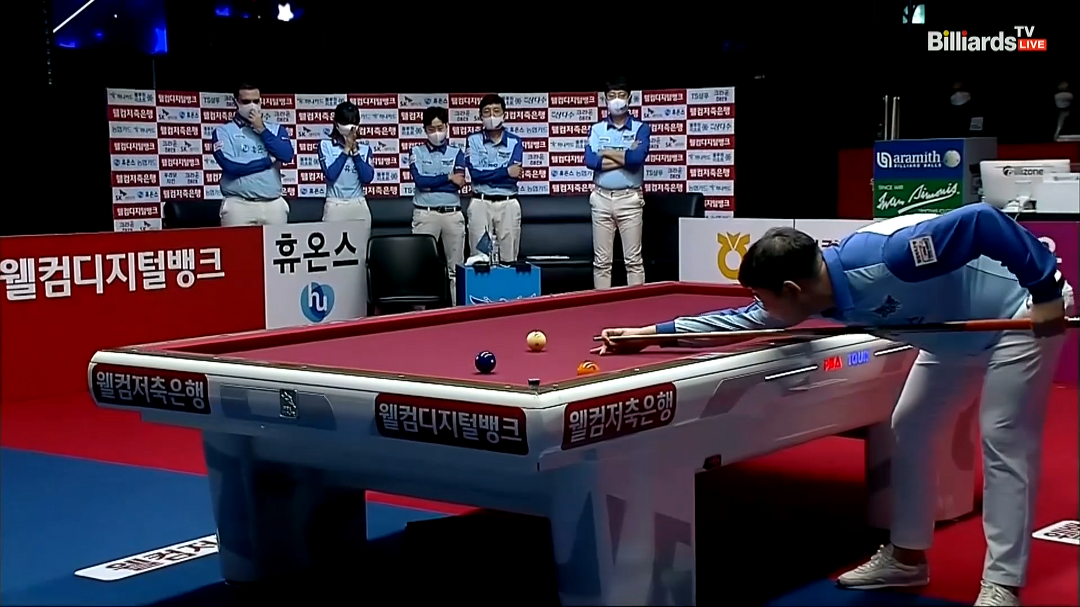 다음스포츠 | 7세트 HL TS샴푸·푸라닭(김임권) vs 휴온스(고상운)[웰컴저축은행 PBA 팀리그 2022-2023 6라