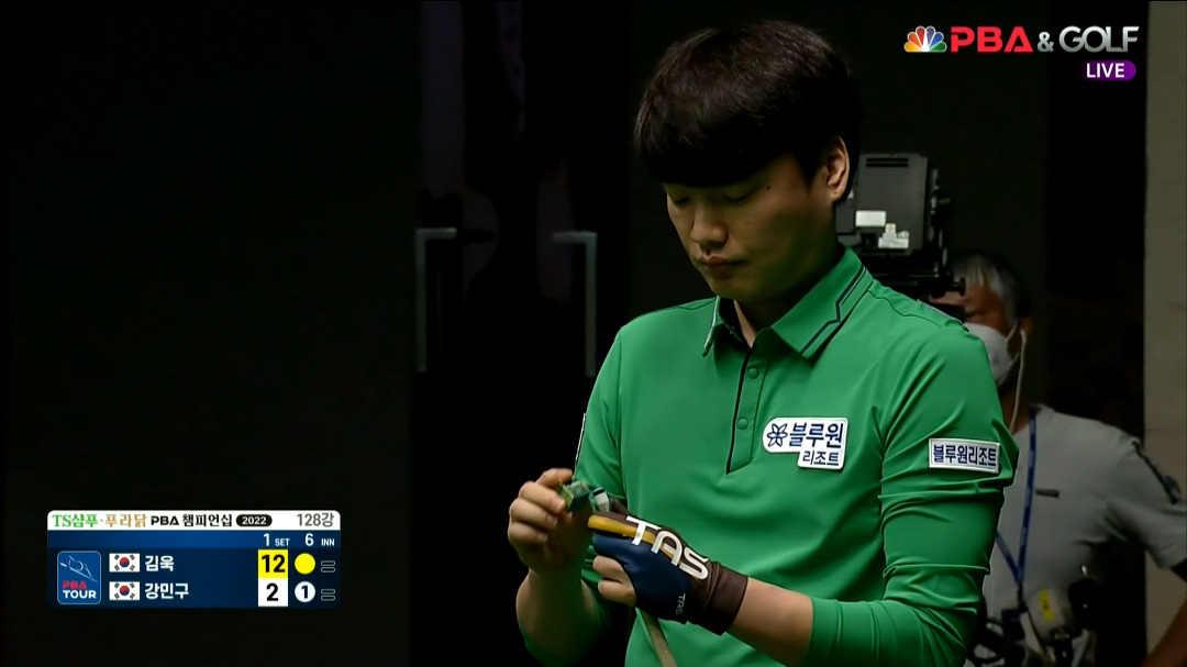 다음스포츠 | 강민구 vs 김욱 128강 1세트 HL[TS샴푸-푸라닭 PBA 챔피언십 2022]