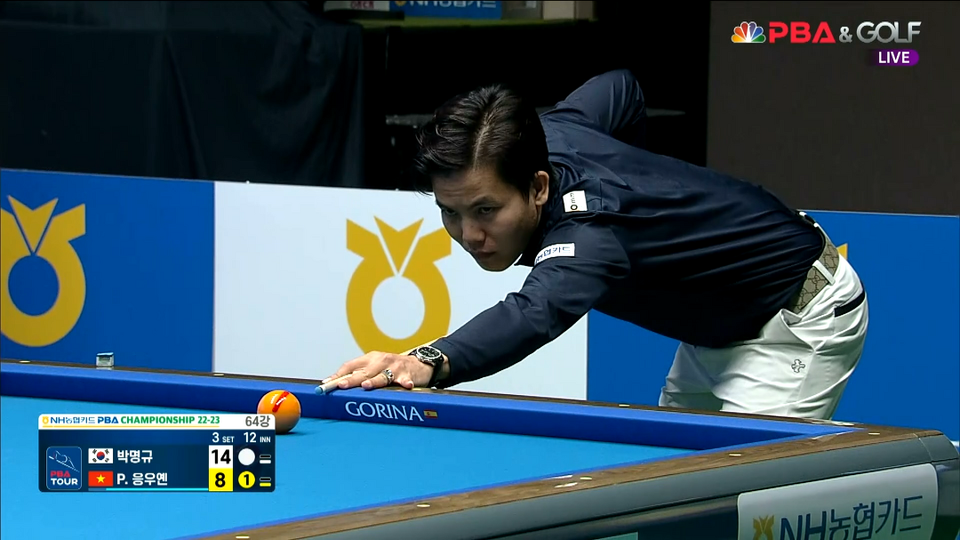 박명규 vs P.응우옌 64강 3세트 HL[NH농협카드 PBA 챔피언십 22-23] | 다음스포츠