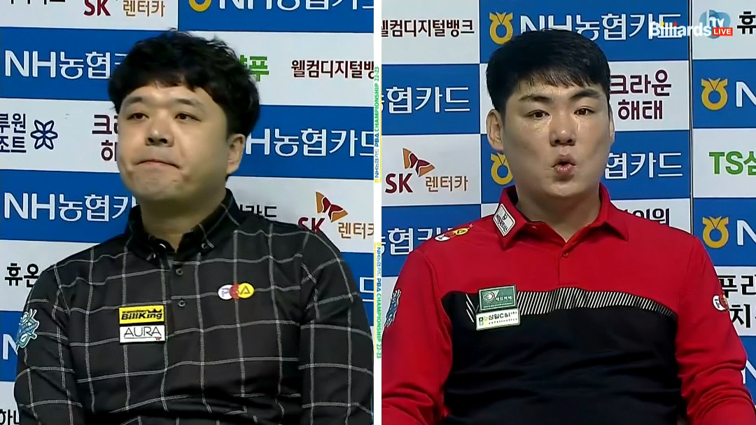 이상대 vs 노종현 128강 1세트 HL[NH농협카드 PBA 챔피언십 22-23] | 다음스포츠