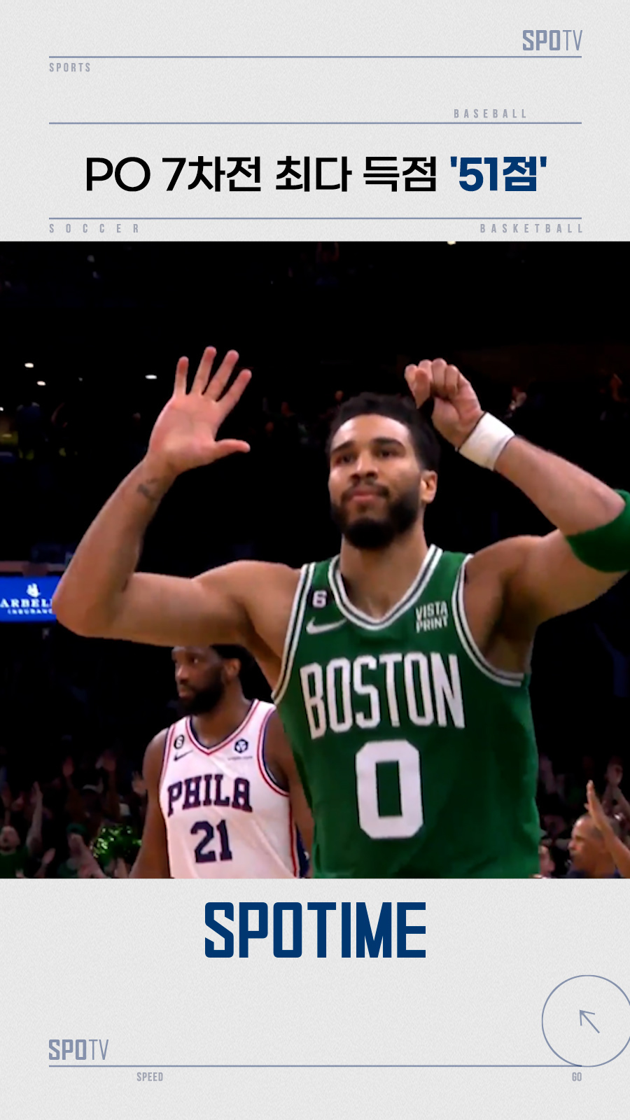 제이슨 테이텀, PO 7차전 최다 득점 #NBA #제이슨테이텀 #보스턴 - 오늘의 숏 beta