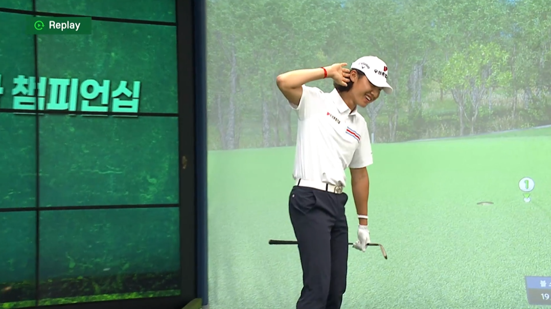 다음스포츠 | 신예 이유석 프로의 멋진 어프로치! [위믹스 2022 KPGA프로골프 구단 리그 올스타 챔피언십]