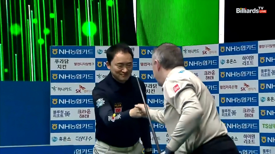 다음스포츠 | 2이닝이면 충분해!!7연속득점하며 3세트 2이닝만에 끝내는 쿠드롱[NH농협카드 PBA 챔피언십 22-23]