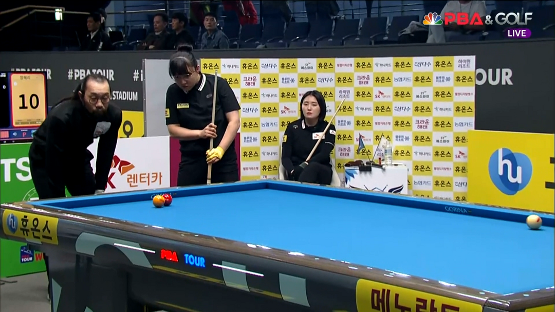 다음스포츠 | 점점 좋아지는 경기력!! 강지은을 상대로 1세트 따내는 장혜리![휴온스 LPBA 챔피언십 23-24]