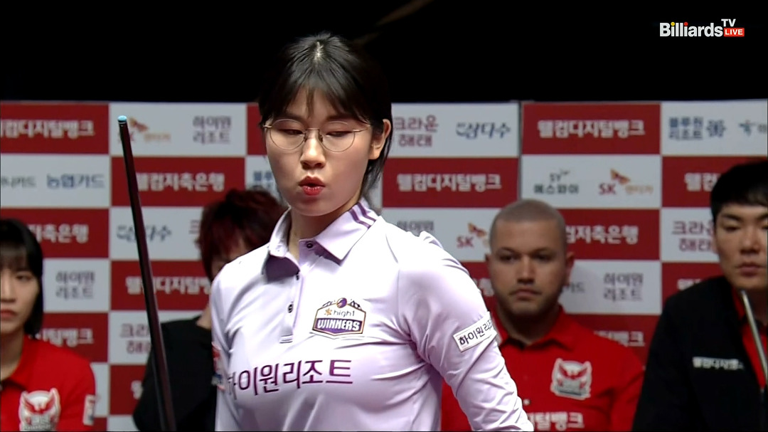 다음스포츠 | 이미래의 4연속득점!!하이원 웰뱅에 고추가루??[웰컴저축은행 PBA 팀리그 23-24 5R]