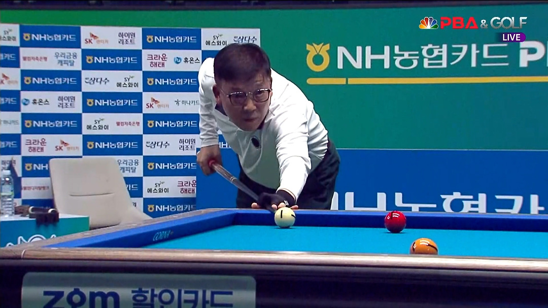 다음스포츠 | 노련한 경기력으로 연속 4득점! 턱밑까지 추격하는 최재동[NH농협카드 PBA챔피언십 24-25]