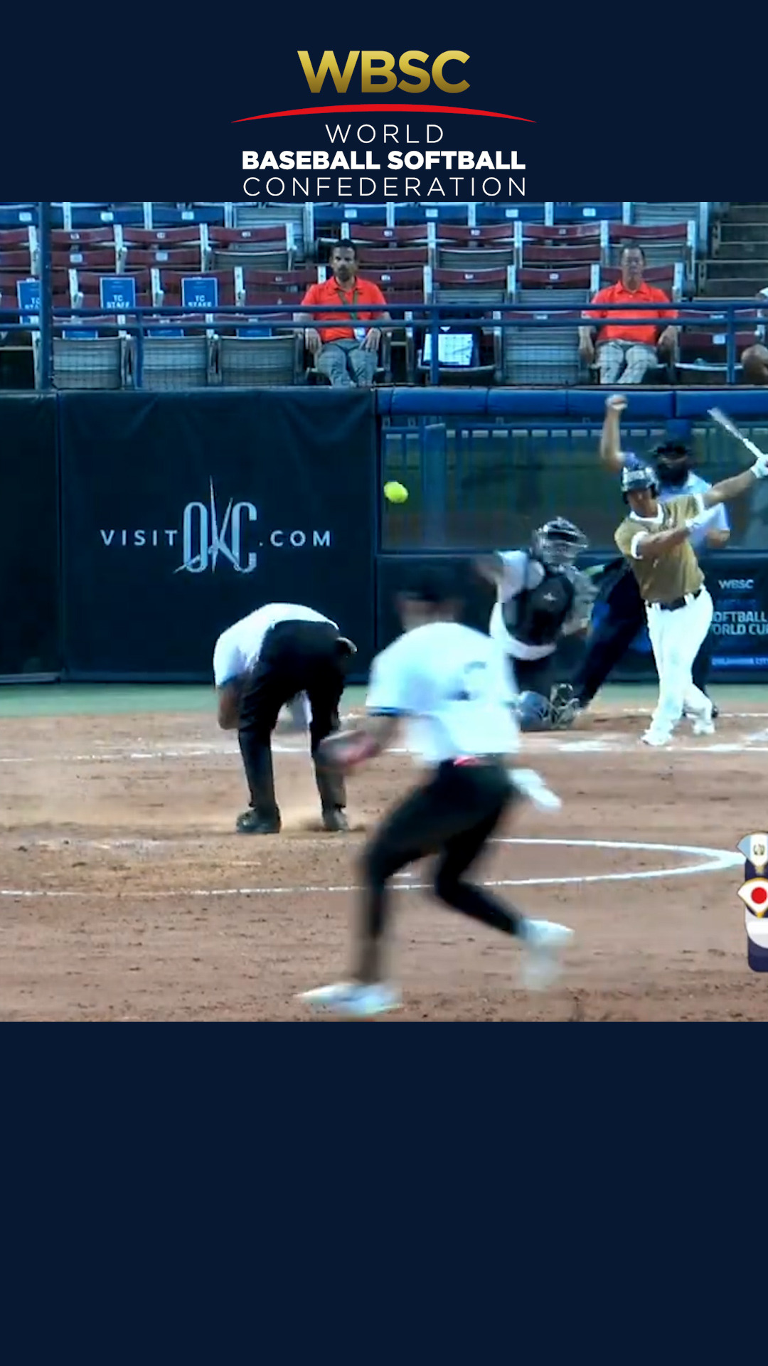 보고도 믿을 수 없는 앉아쏴! #WBSC #세계야구소프트볼연맹 #남자소프트볼월드컵 - 오늘의 숏 beta