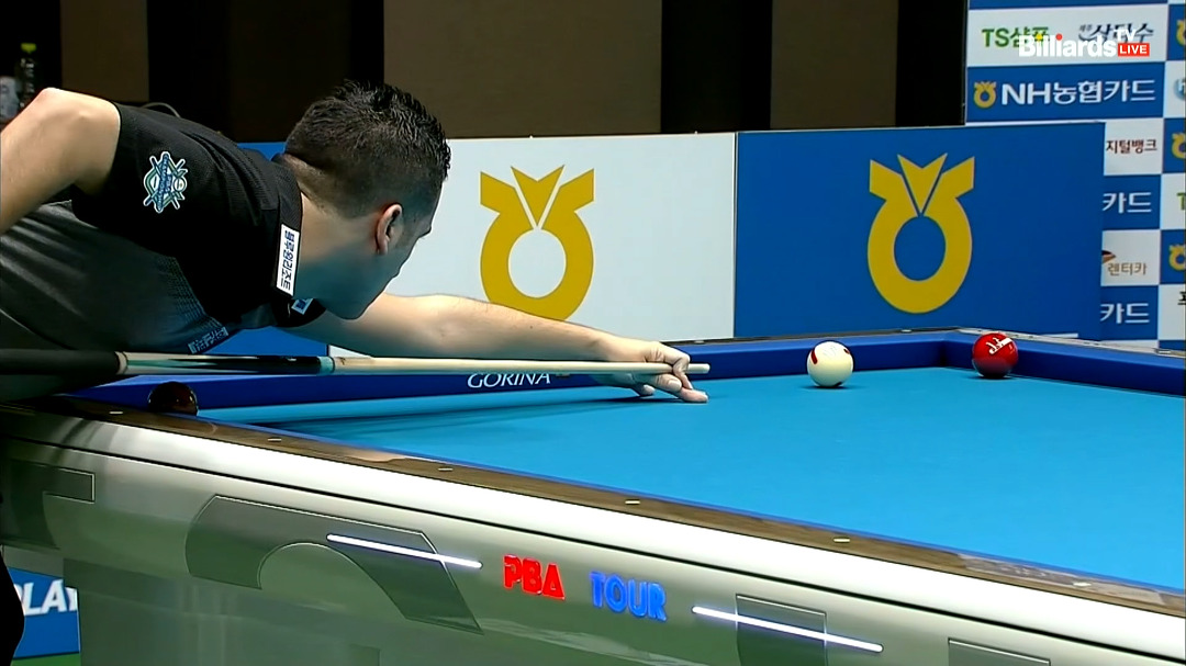 사파타 vs 김태융 128강 4세트 HL[NH농협카드 PBA 챔피언십 22-23] | 다음스포츠