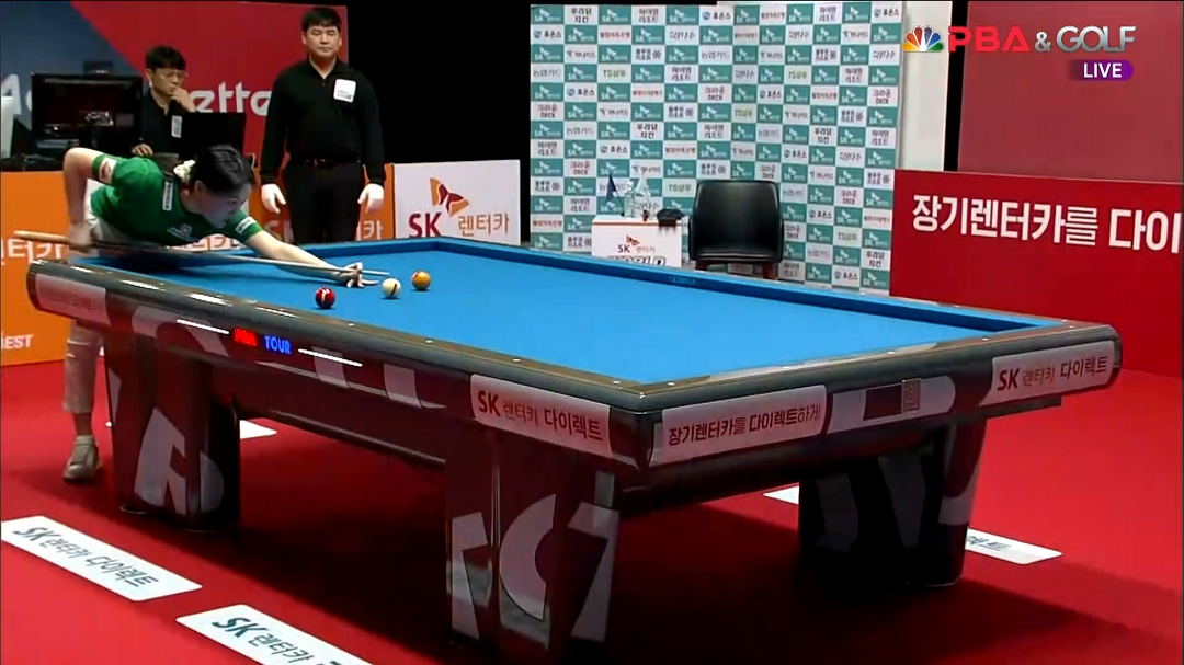 다음스포츠 | 정확한 3뱅크샷으로 세트포인트 만드는 김보미[SK렌터카 LPBA 월드챔피언십 2023]