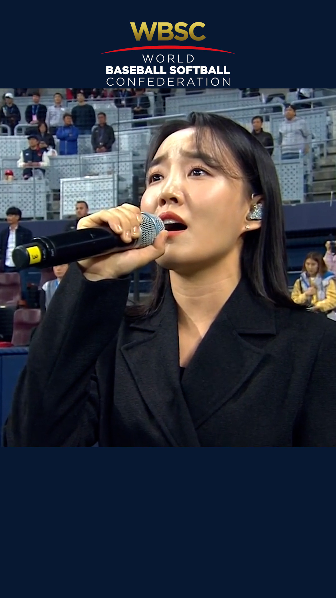 프리미어12! 애국가 제창하는 윤하 #WBSC #세계야구소프트볼연맹 #프리미어12 #Premier12 #윤하 - 오늘의 숏 beta