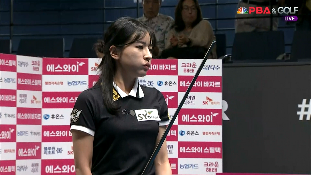 다음스포츠 | 아직 예리함은 살아있다! 세워치기 득점 멋지게 성공하는 한슬기![에스와이 LPBA 챔피언십 23-24]