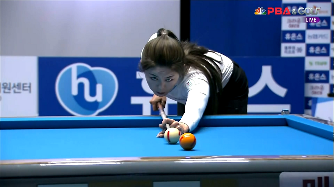 다음스포츠 | 초구부터 5점 하이런을 몰아치며 기선제압하는 김가영[휴온스 LPBA 챔피언십 2022]