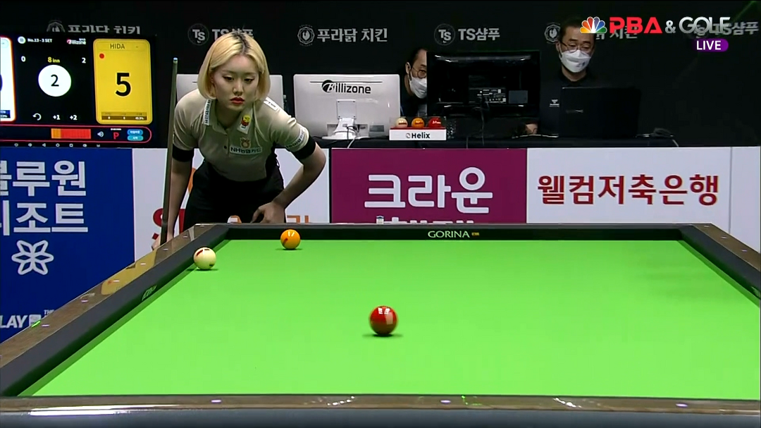 다음스포츠 | 김보미 VS 히다 준결승 3세트 HL[TS샴푸·푸라닭 LPBA 챔피언십 2022]