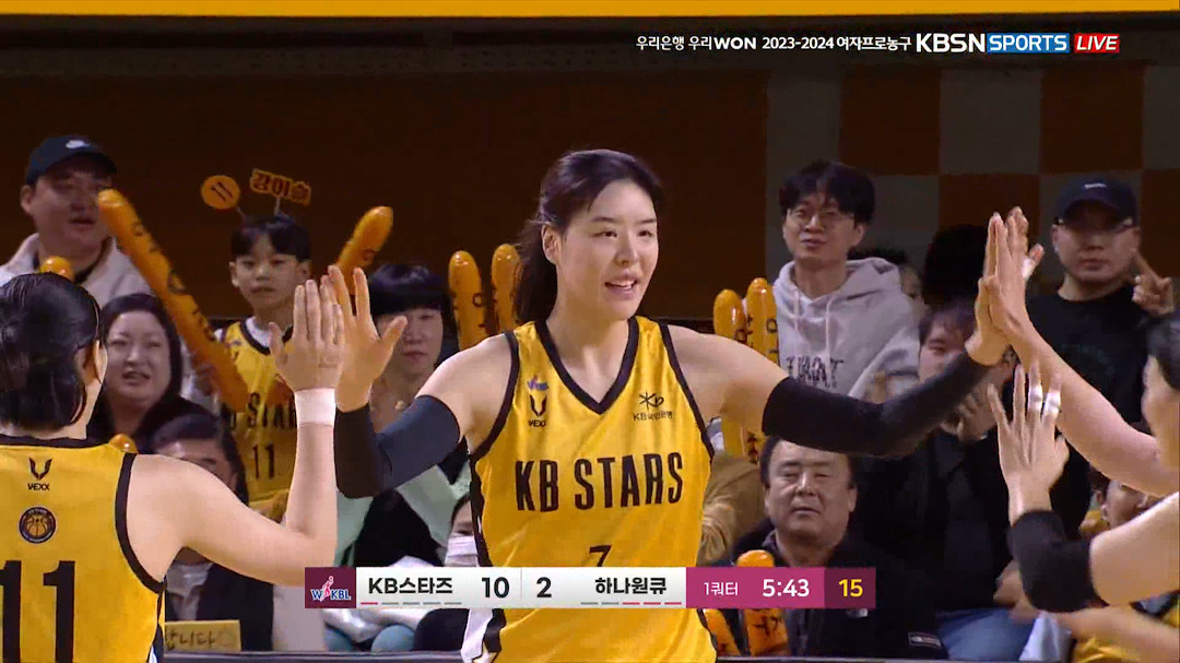 다음스포츠 | '완벽한 블록샷' 코트를 지배하는 박지수 / 1Q