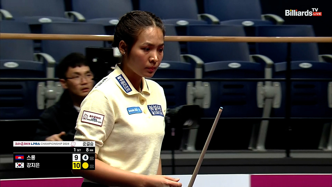 다음스포츠 | 얇은 두께의 걸어치기 성공하며 10대10 만드는 스롱[크라운해태 LPBA챔피언십 2024]