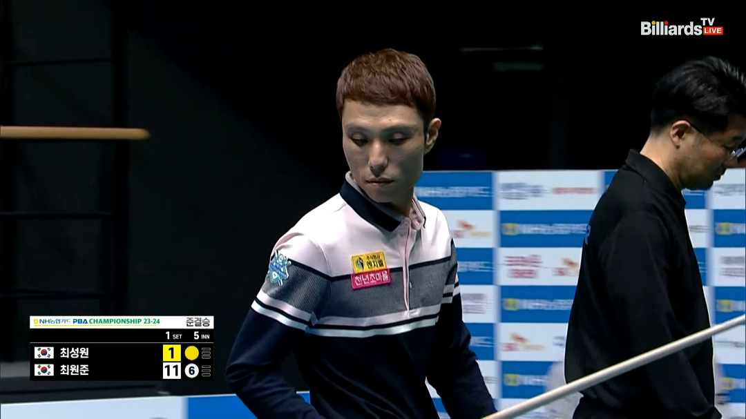 다음스포츠 | 부드러움 속에 강력함!! 8점 하이런을 몰아치는 최원준![NH농협카드 PBA 챔피언십 23-24]