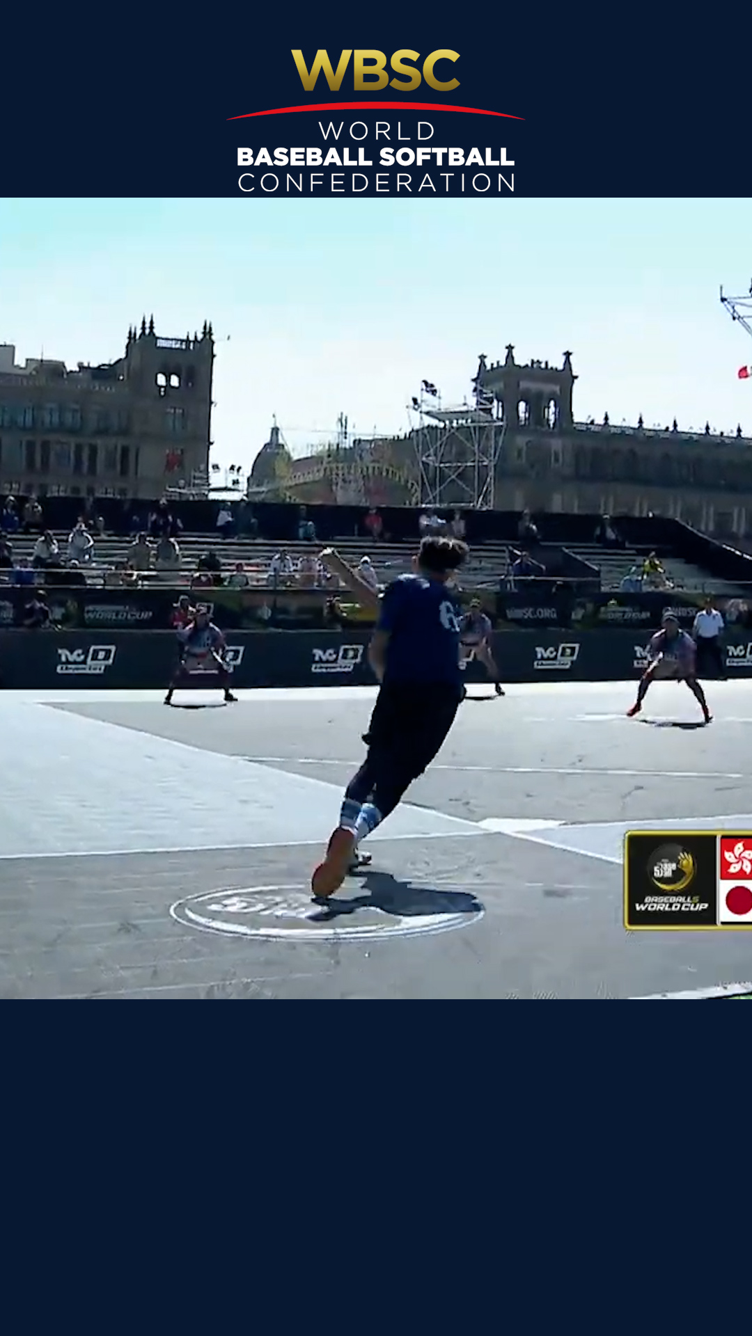 주먹야구 베이스볼5!이런 수비도 돼?! #WBSC #세계야구소프트볼연맹 #베이스볼5 #Baseball5 #베이스볼5월드컵 #주먹야구 #짬뽕 #찜뽕 - 오늘의 숏 beta