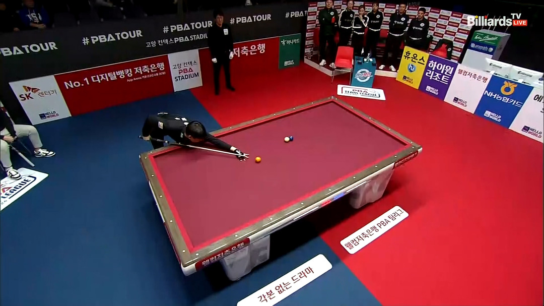 다음스포츠 | 칼 같이 날카롭게 3뱅크샷 성공하는 신정주[웰컴저축은행 PBA 팀리그 23-24 5R]