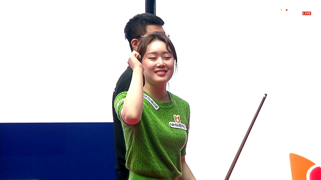 다음스포츠 | 차분하게 포지션하며 4점 마무리!!16강진출하는 김보미[SK렌터카 제주 LPBA월드챔피언십2024]