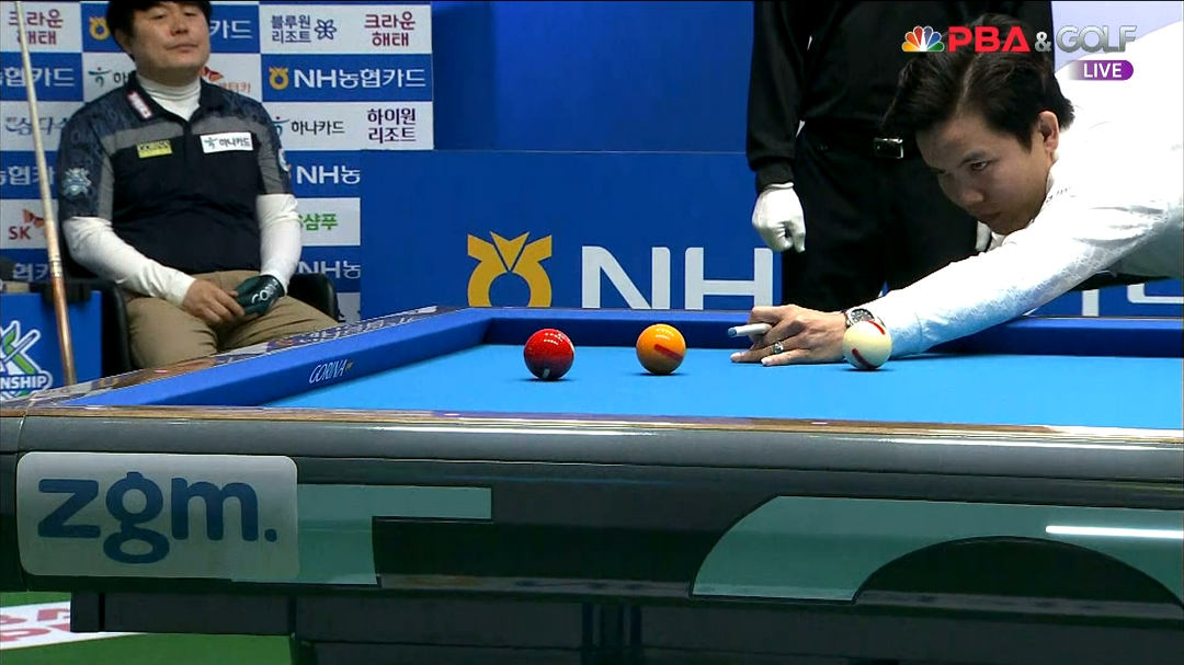 득점력 폭발!! 2세트를 마무리 짓는 응우옌의 11점 하이런 마무리![NH농협카드 PBA 챔피언십 22-23 | 다음스포츠