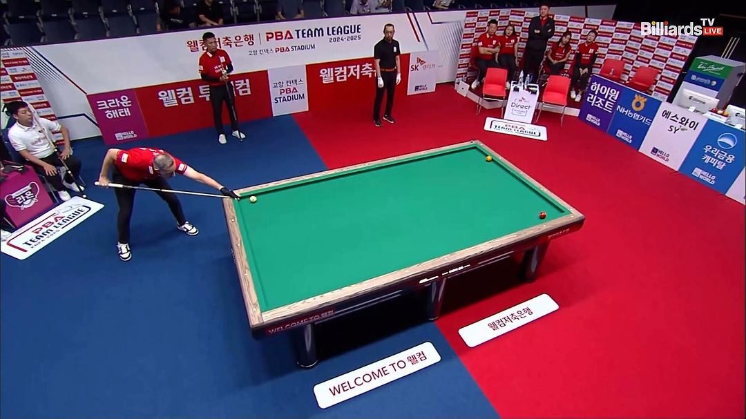 다음스포츠 | 환호성을 부르는 기가막힌 레펀스의 투뱅크샷[웰컴저축은행 PBA 팀리그 2R]