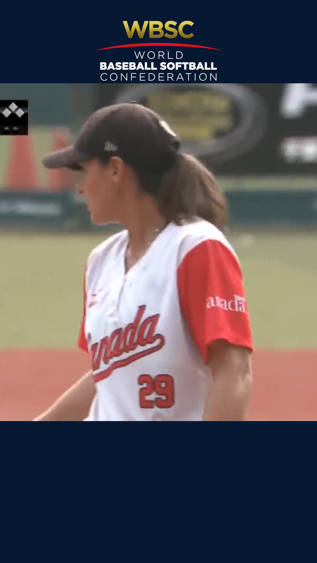 마구 던지는 캐나다 여자 소프트볼 투수 #WBSC #세계야구소프트볼연맹 #여자소프트볼월드컵 - 오늘의 숏 beta