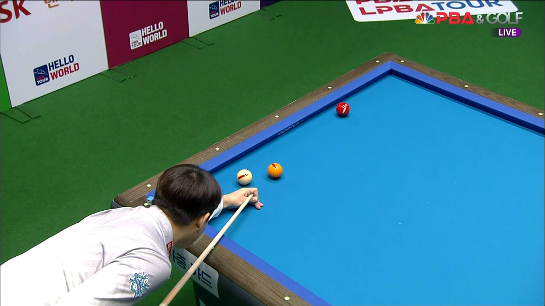 다음스포츠 | 최성원의 깔끔한 2연속 뱅크샷!! 순식간에 만들어내는 4득점![NH농협카드 PBA 챔피언십 23-24]