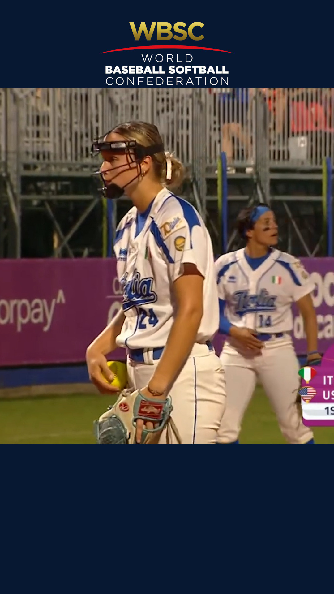 완벽한 타이밍 싸움! 이탈리아 여자 소프트볼 국대 #WBSC #세계야구소프트볼연맹 #여자소프트볼월드컵 - 오늘의 숏 beta