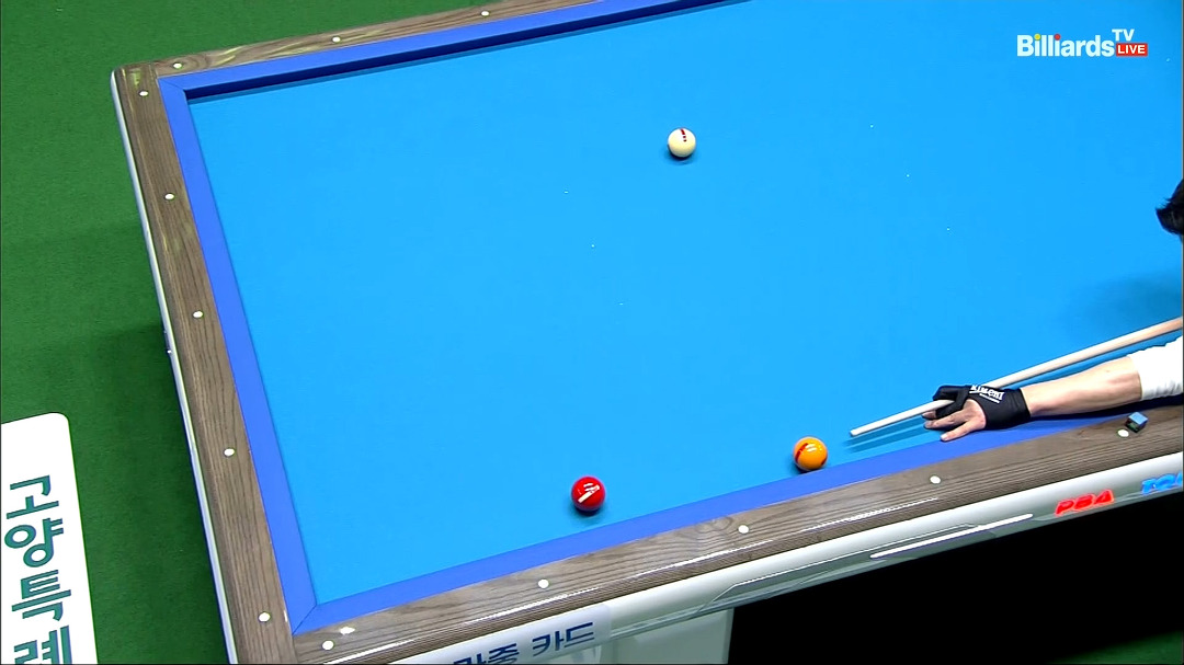 다음스포츠 | 박광열의 감각적인 뱅크샷!!3세트도 팽팽한 경기 만드는 박광열[NH농협카드 PBA 챔피언십 23-24]