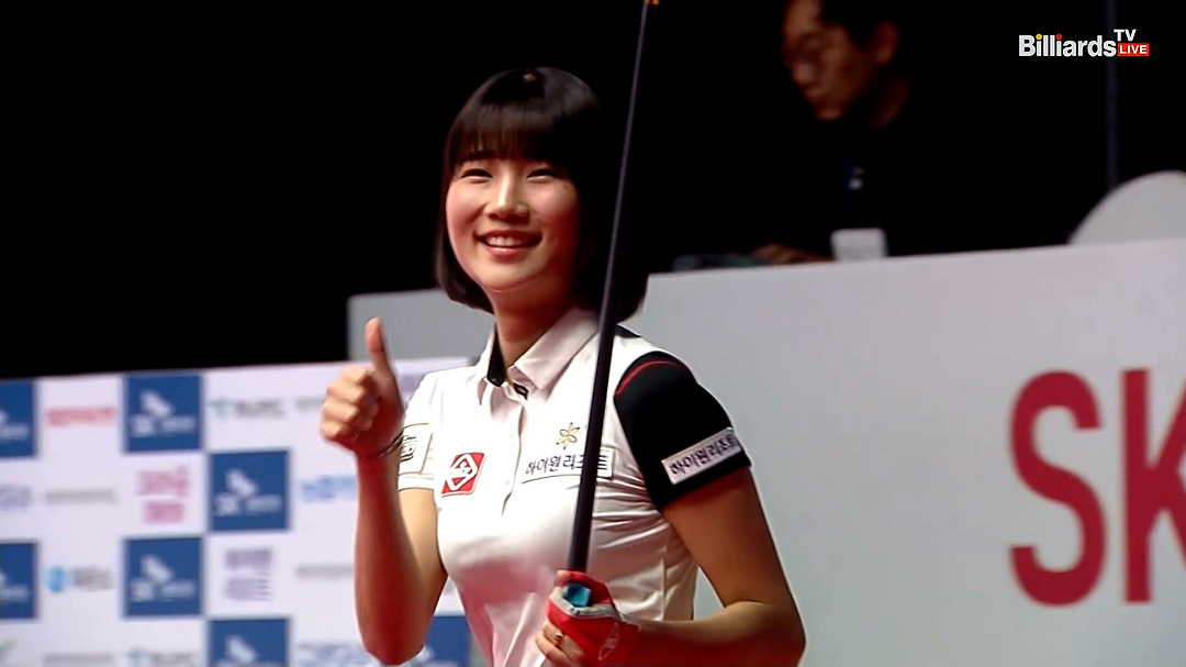 다음스포츠 | 김세연에 승리했지만 조3위로 탈락하는 용현지[SK렌터카 제주 LPBA월드챔피언십2024]