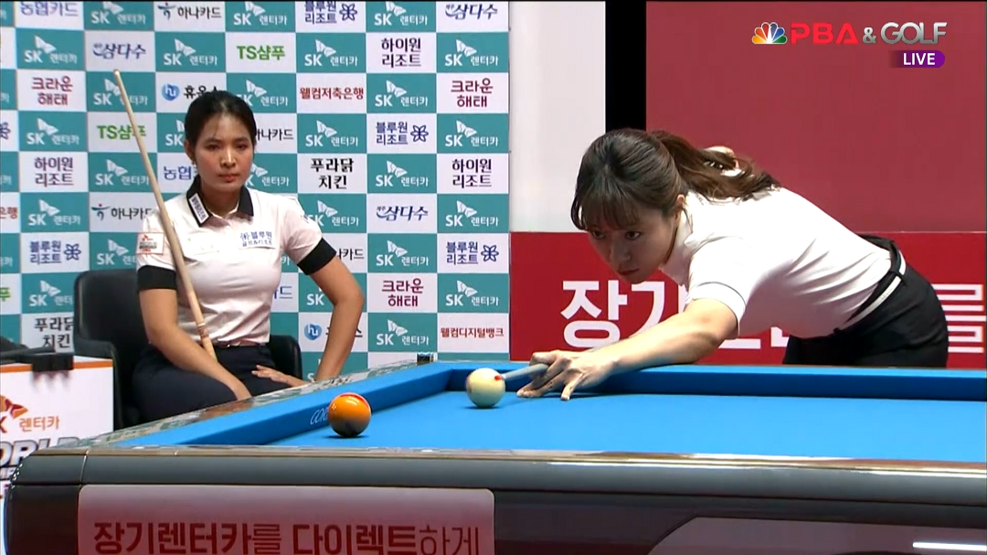 다음스포츠 | 스롱 vs 임경진 32강 1세트 HL[SK렌터카 LPBA 월드챔피언십 2023]