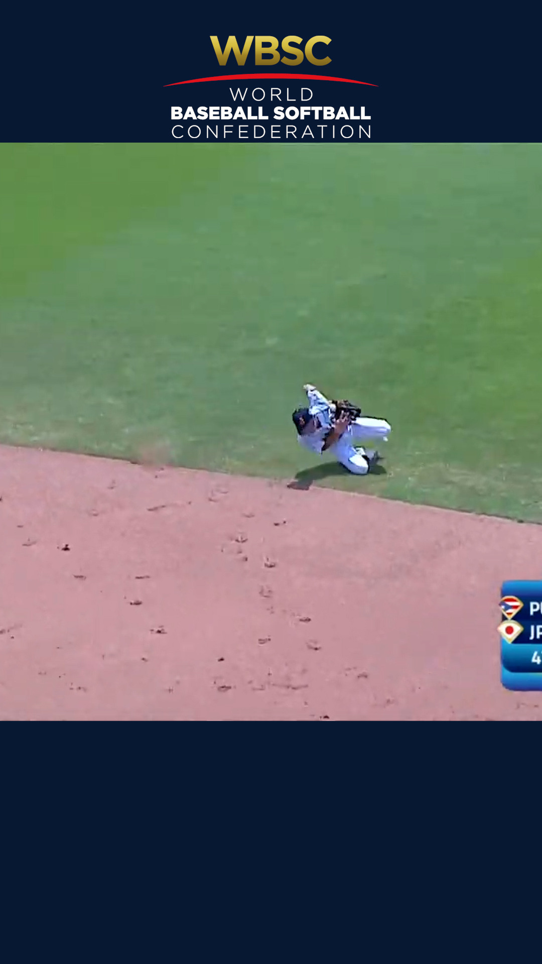 내가 뭘 본거지? 반사신경 미쳤다! #WBSC #세계야구소프트볼연맹 #U15야구월드컵 - 오늘의 숏 beta