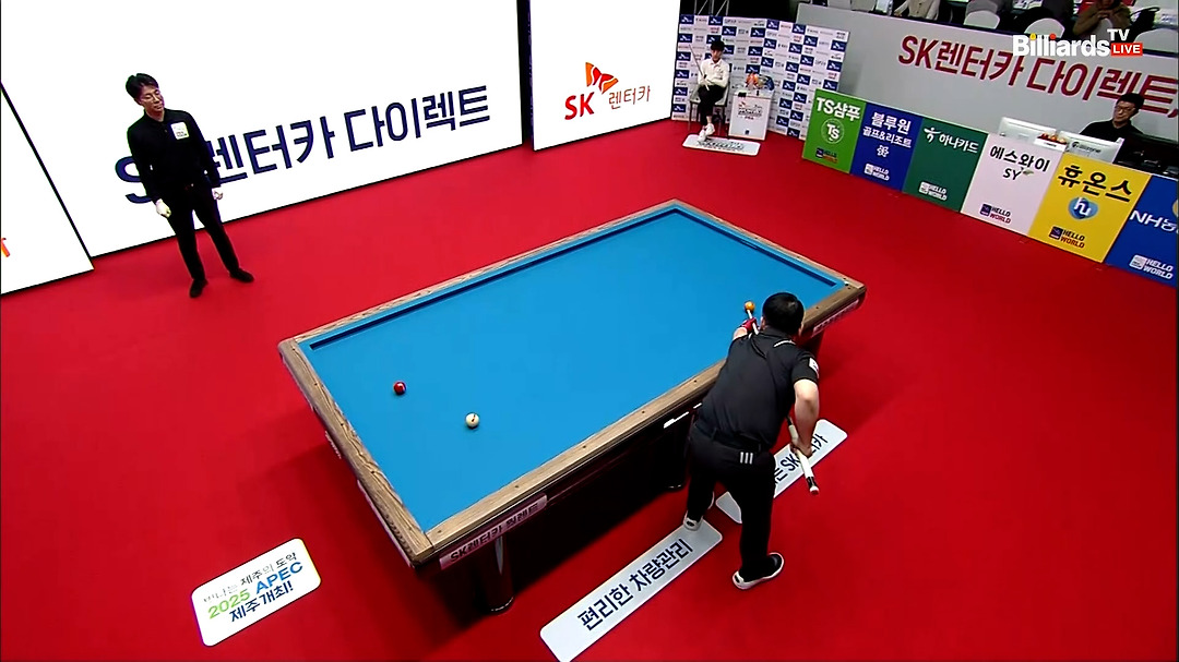 다음스포츠 | 조재호의 완벽한 플러스시스템에 의한 3뱅크샷[SK렌터카 제주 PBA월드챔피언십2024]