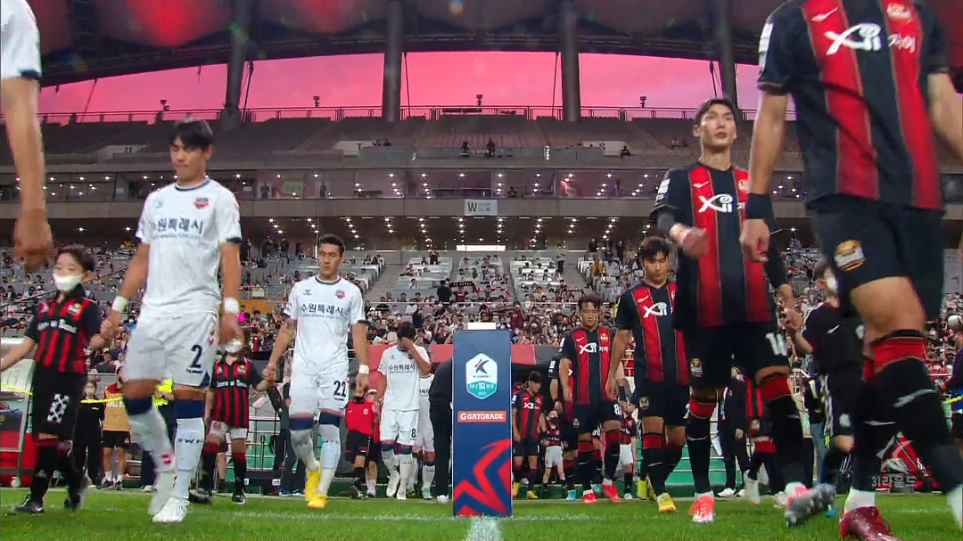31R FC 서울 vs 수원 FC , 선수 입장 및 소개 | 다음스포츠