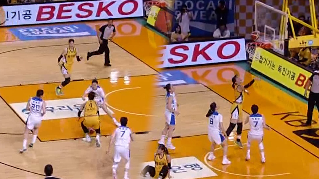 다음스포츠 | 중요한 역할을 하는 염윤아 그리고 마무리하는 박지수 / 1Q