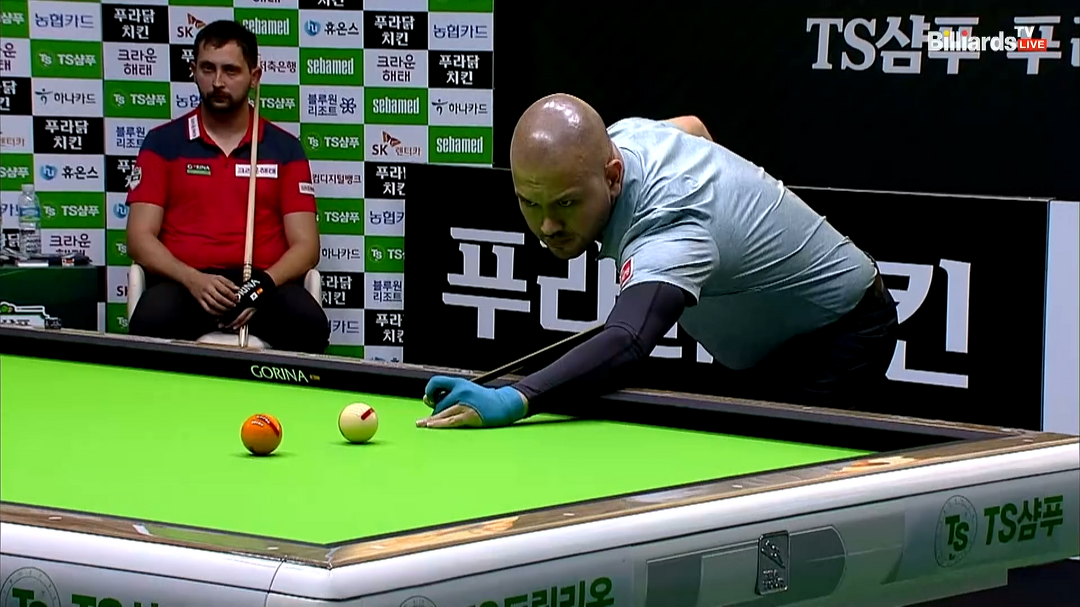 마르티네스 VS 위마즈 8강 4세트 HL[TS샴푸·푸라닭 PBA 챔피언십 2022] | 다음스포츠