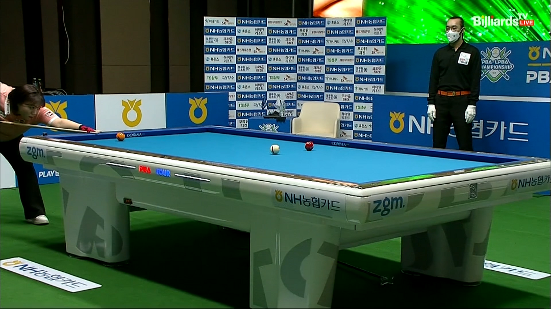 다음스포츠 | 3연속 득점으로 마무리하면서 세트스코어 동점 만드는 김예은[NH농협카드 LPBA 챔피언십 22-23]