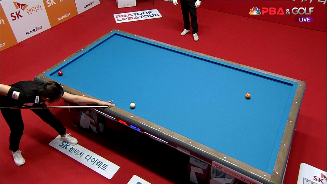 다음스포츠 | 중요한 순간 난구를 멋지게 풀어내면서 추격하는 스롱[SK렌터카 LPBA 월드챔피언십 2023]
