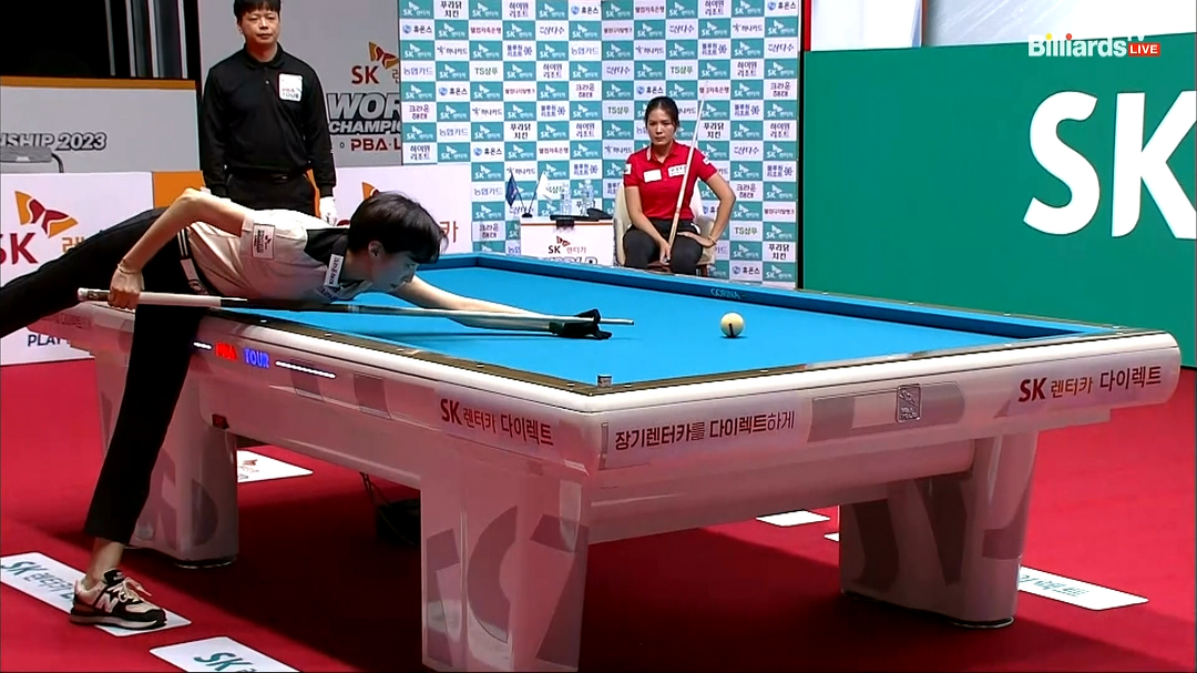 [준결승] 스롱 vs 임정숙 3세트 HL[SK렌터카 LPBA 월드챔피언십 2023] | 다음스포츠