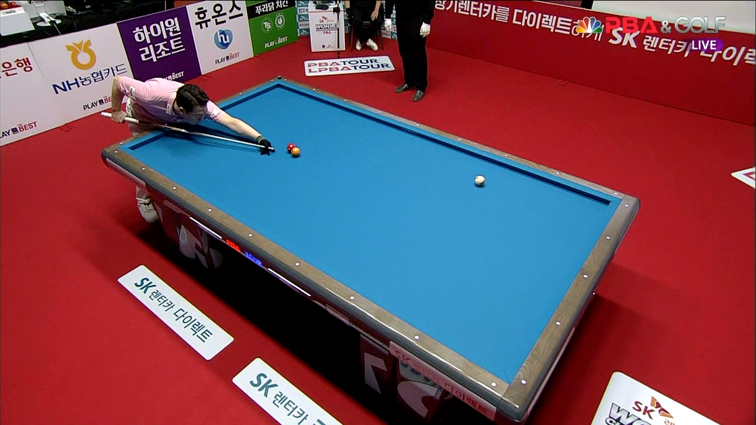 운까지 따라주면서 5점 하이런으로 맹추격하는 강동궁![SK렌터카 PBA 월드챔피언십 2023] | 다음스포츠