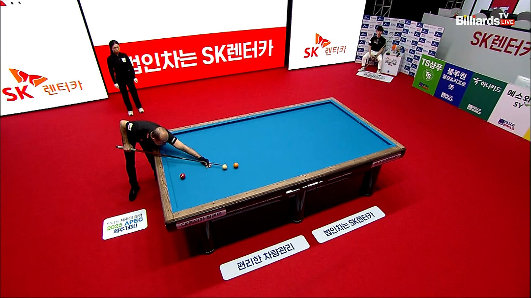 다음스포츠 | 경기에 완전 몰입하며 4이닝 만에 3세트 끝내는 사이그너[SK렌터카 제주 PBA월드챔피언십2024]