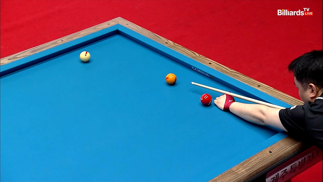 다음스포츠 | 엄청난 접전!!9세트 6점하이런으로 역전하는 조재호[SK렌터카 제주 PBA월드챔피언십2024]