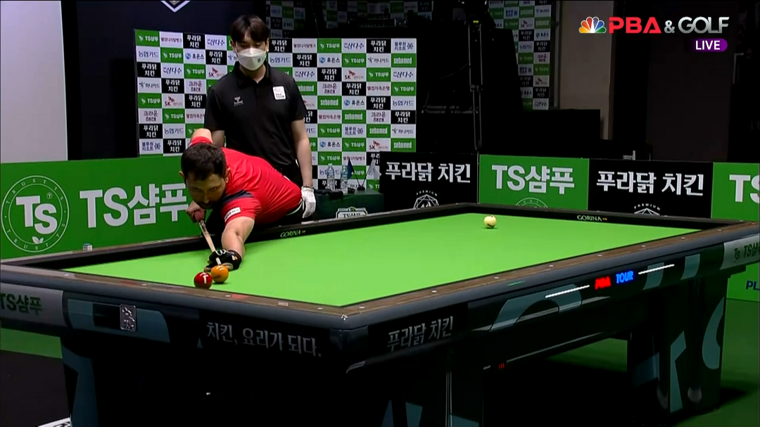 마르티네스 VS 이정훈 32강 3세트 HL[TS샴푸·푸라닭 PBA 챔피언십 2022] | 다음스포츠