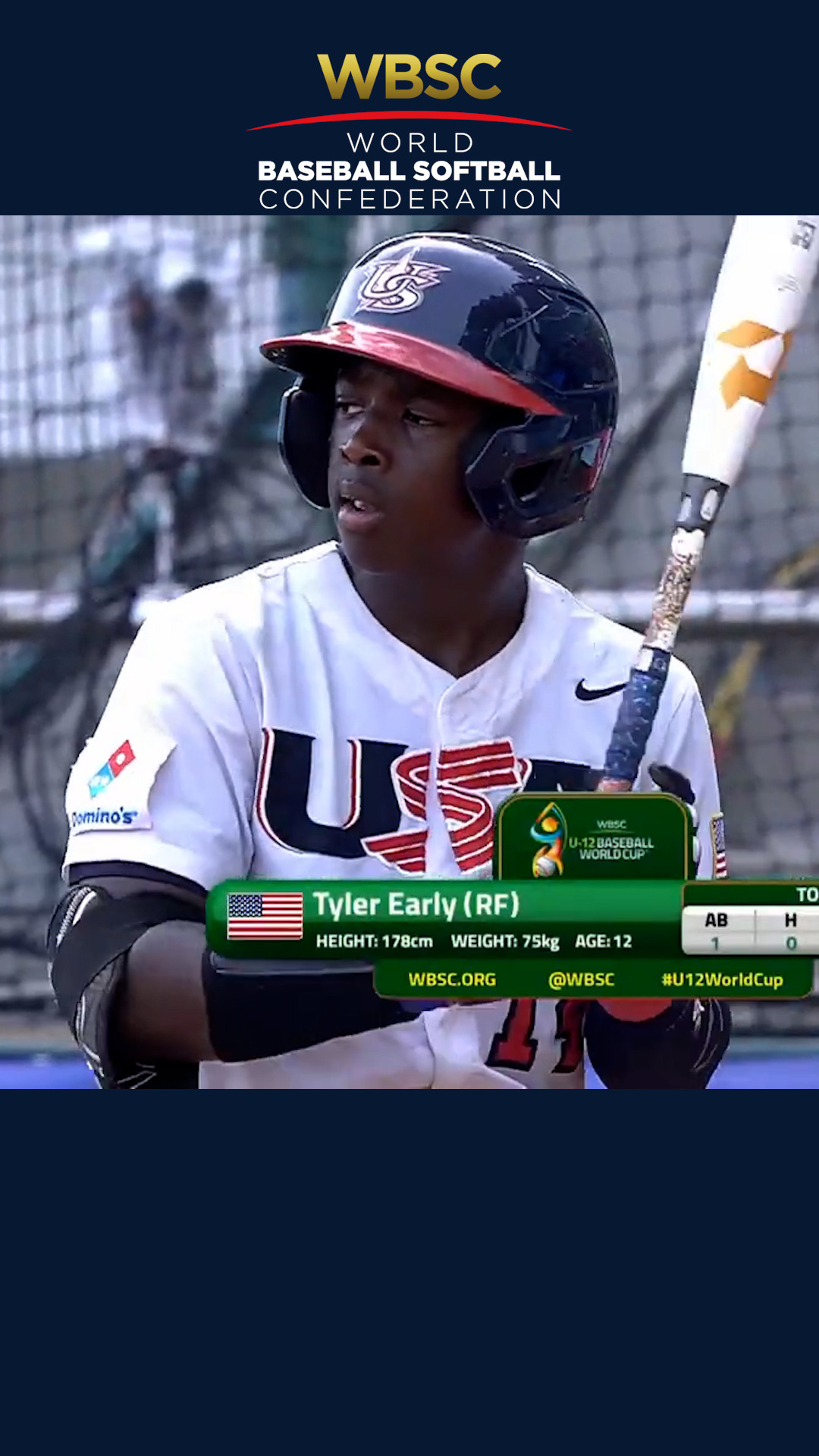 엄청난 괴력! 담장 넘겨버리는 열두살 미국 국가대표 #WBSC #세계야구소프트볼연맹 #U12야구월드컵 - 오늘의 숏 beta