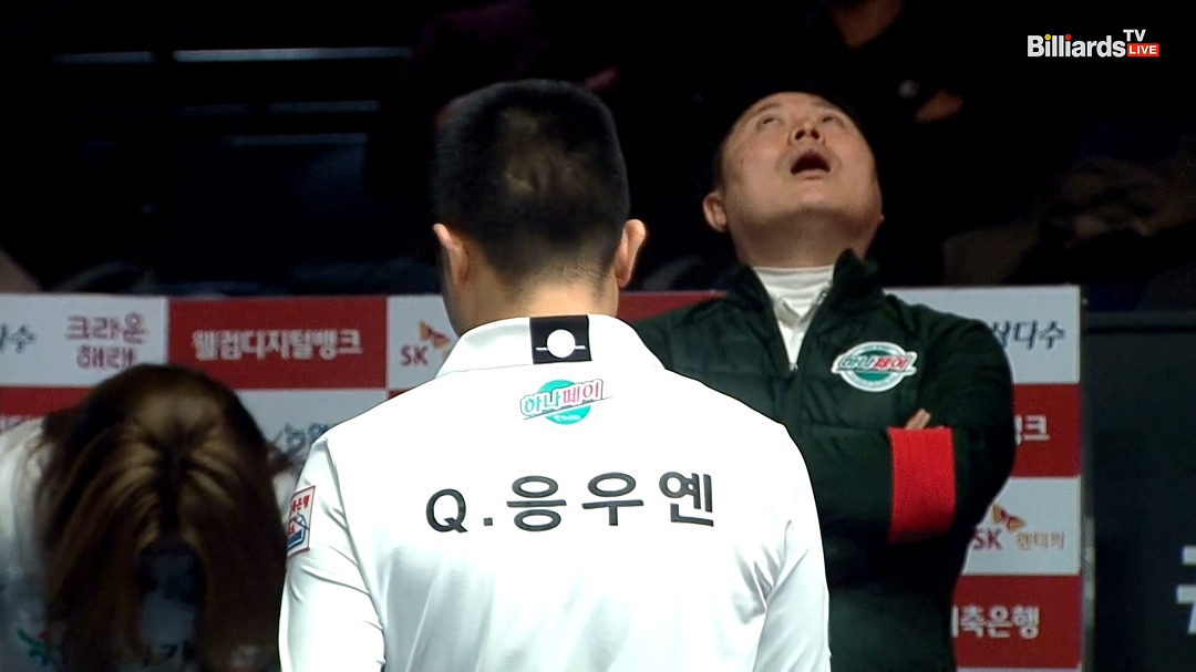 다음스포츠 | 박인수와 응우옌의 살떨리는 5세트 막판접전[웰컴저축은행 PBA 팀리그 23-24 5R]