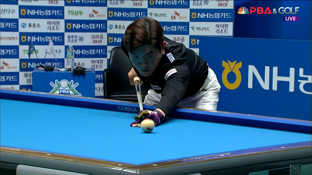 다음스포츠 | 김재근 vs 이완세 128강 1세트 HL[NH농협카드 PBA 챔피언십 22-23]