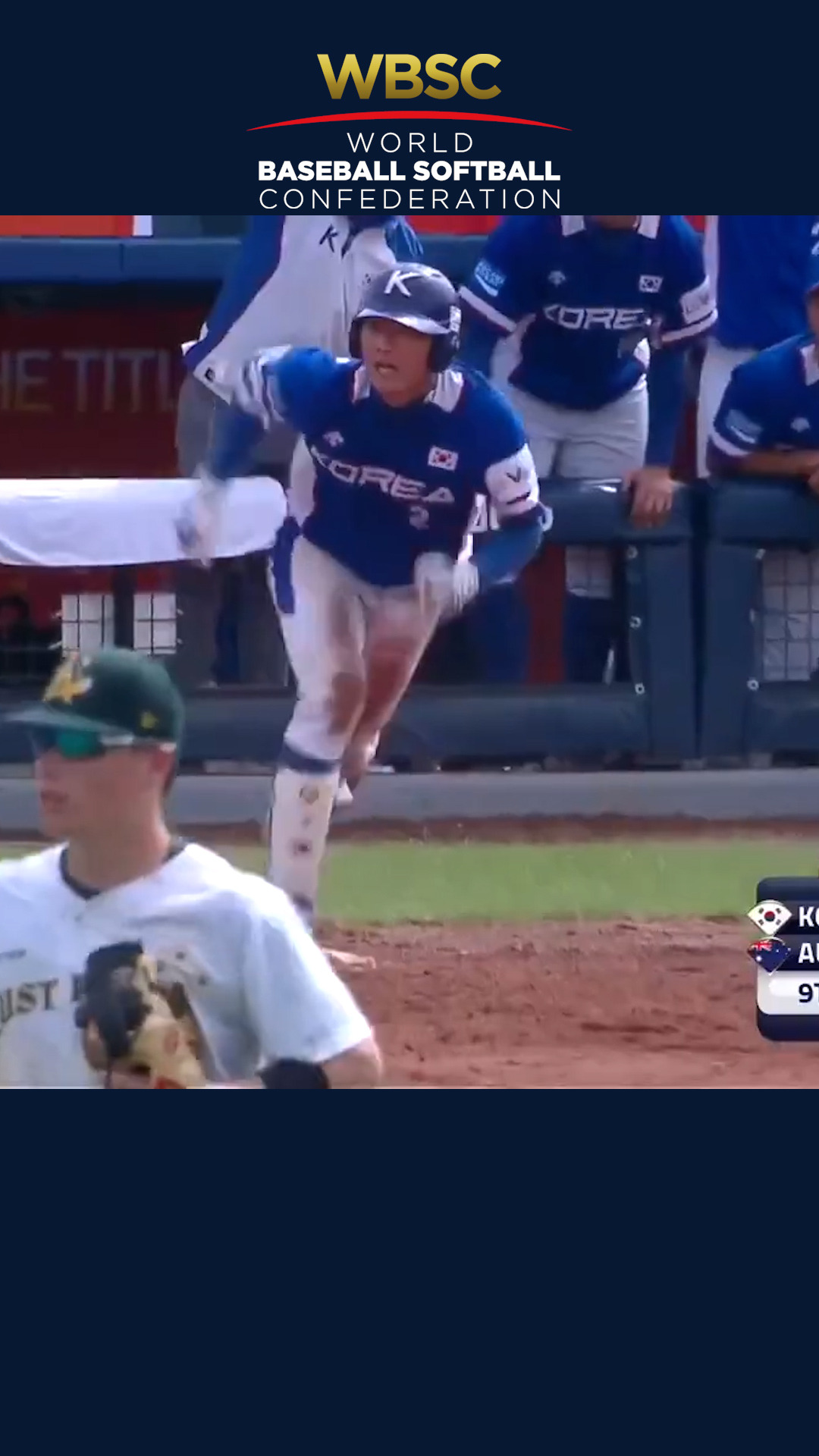 고등학생 이주형의 짜릿한 역전포! #WBSC #세계야구소프트볼연맹 #U18야구월드컵 #이주형 - 오늘의 숏 beta