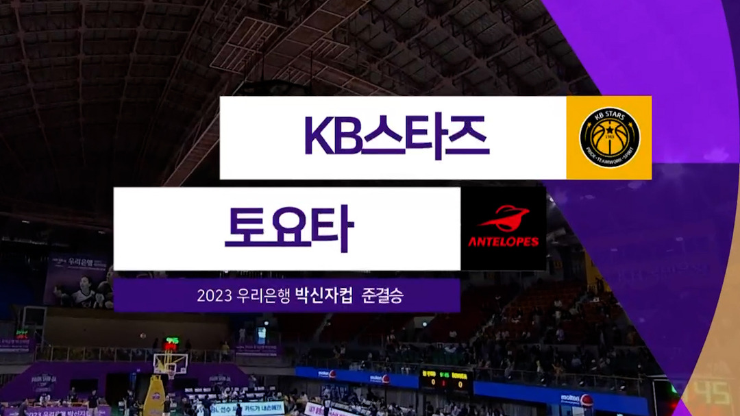 다음스포츠 | [준결승 HL] KB스타즈 vs 도요타