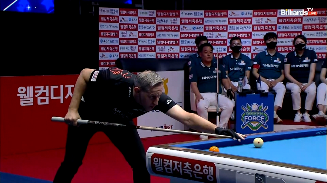 다음스포츠 | 3세트 HL SK렌터카(레펜스) VS NH농협카드(조재호)[웰컴저축은행 PBA 팀리그 2022-2023 3라